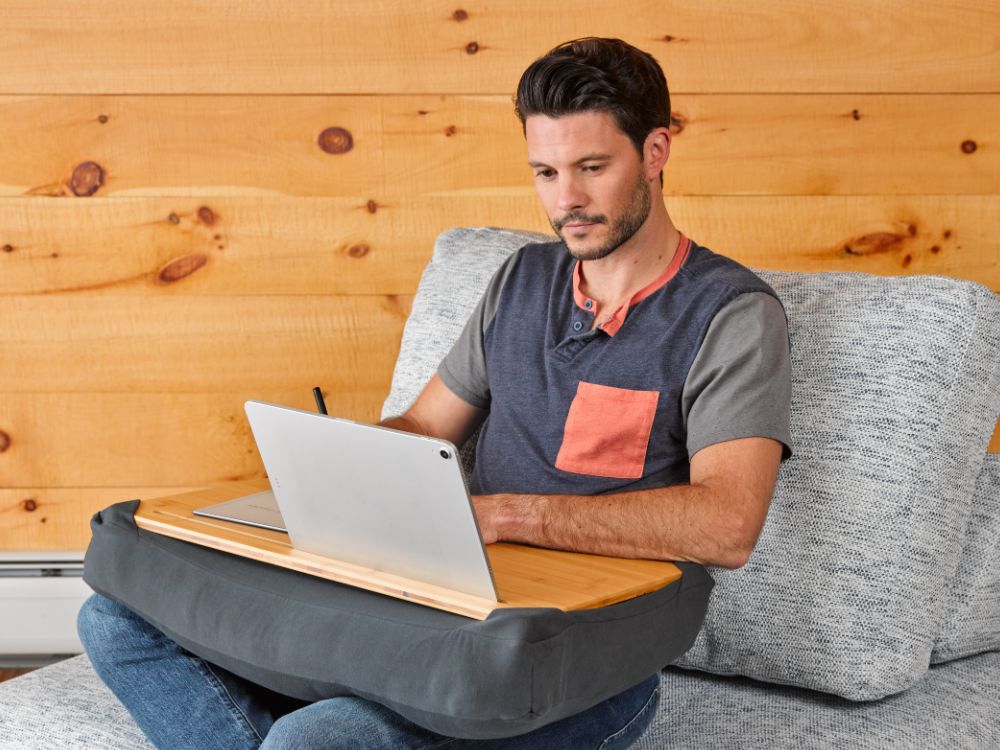 noomi LapCush XL Stable Table - Lap Desk - Laptop Tray - Noomi Bean Bags
